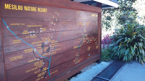 Mesilau Nature Resort Map View | Borneo Tours Travel